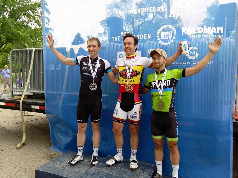 36 KYLE PERRY ON THE TOP STEP – Texas Roadhouse Cycling Team